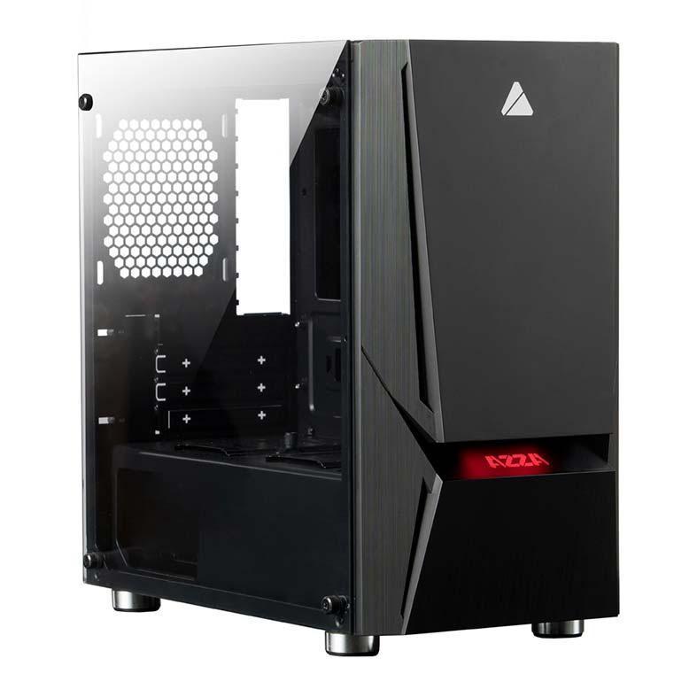 Gabinete Gamer AZZA Luminous 110F Lateral de Vidro LED RGB, CSAZ-110F ...