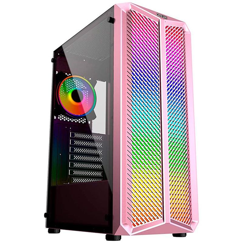 Gabinete Gamer OEX Haven GH300 Rosa tipo ATX Lateral em Vidro - Gabinete Gamer - Magazine Luiza