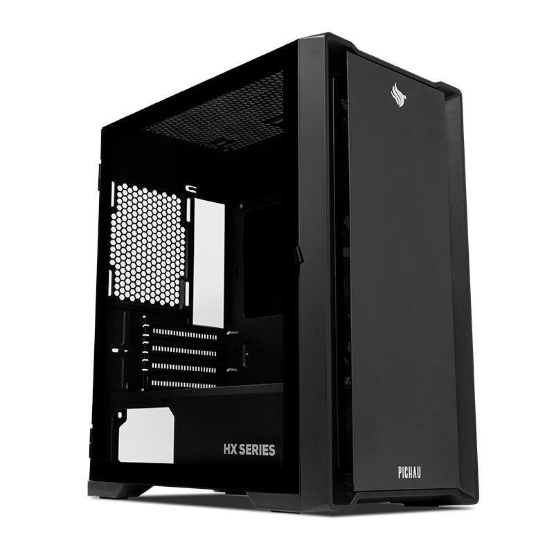 Gabinete Gamer Pichau HX550 B, Mid-Tower, Lateral de Vidro, Com 3 Fans, Preto, PG-HX55-BK01 ...