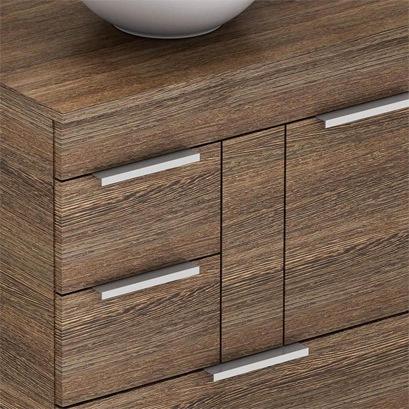 Gabinete para Banheiro em Mdf com Cuba Redonda Basic 60x38cm - Celite ...