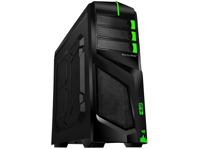 Gabinete para PC Cyborg Multilaser - 3 Baias - Gabinete Gamer ...