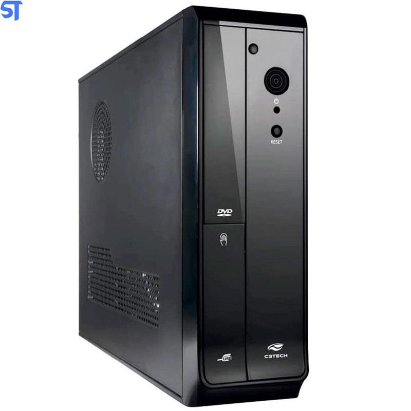 Gabinete Slim Micro ATX DT-110BK Com Fonte PS-200W SFX C3Tech - C3 Tech ...