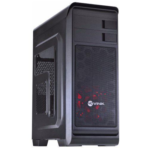 Gabinete VX Gaming Hunter PT LED Vermelho - Vinik - Gabinete Gamer ...