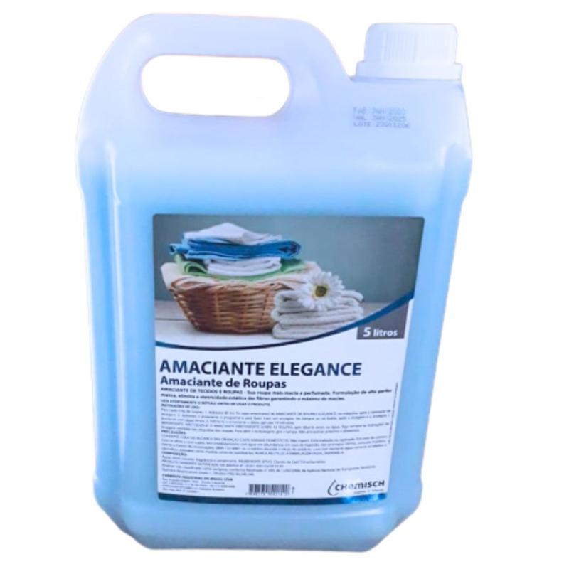 Galão amaciante elegance concentrado 5l linha lavanderia - CHEMISCH ...
