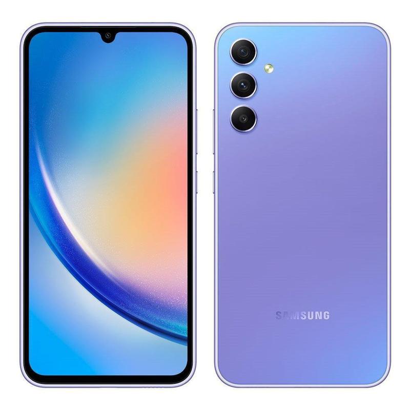Galaxy A34,Violeta, Tela 6.6", 5G+Wi-Fi+NFC,Câmera Tras.48MP +8MP + 5MP ...