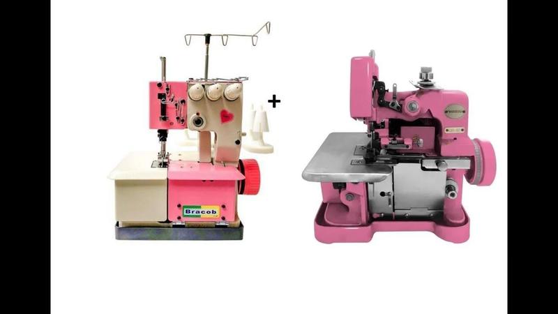 Galoneira 3agulhas ROSA+overlock Semi Industrias ROSA-BRACOB - Máquina ...