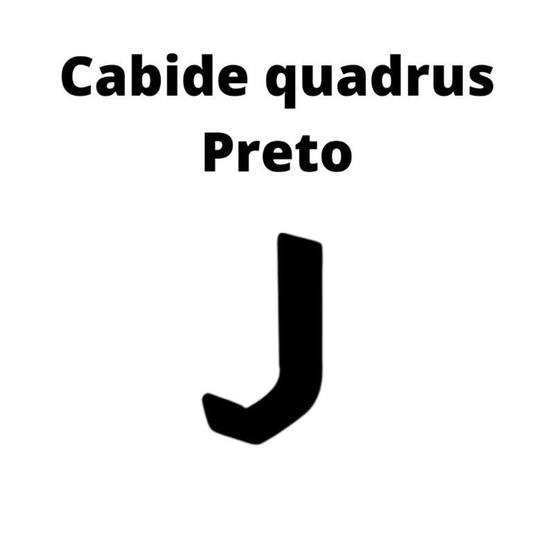 Gancho cabide para banheiro quadrado-preto - HDT METAIS - Cabide de ...