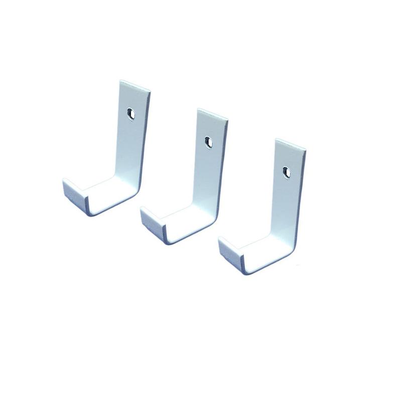 Gancho Cabideiro Toalha Roupas Estilo Industrial Branco 3pç ...