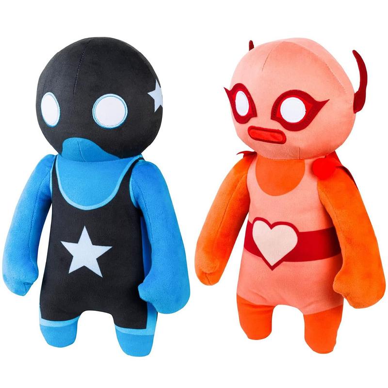 Gang Beasts Vermelho e Azul Wrestler Plush 2pk 12 "Personagem - PMI ...