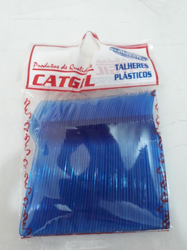 Garfinho plástico para sobremesa descartável - Catgil - Garfo de ...