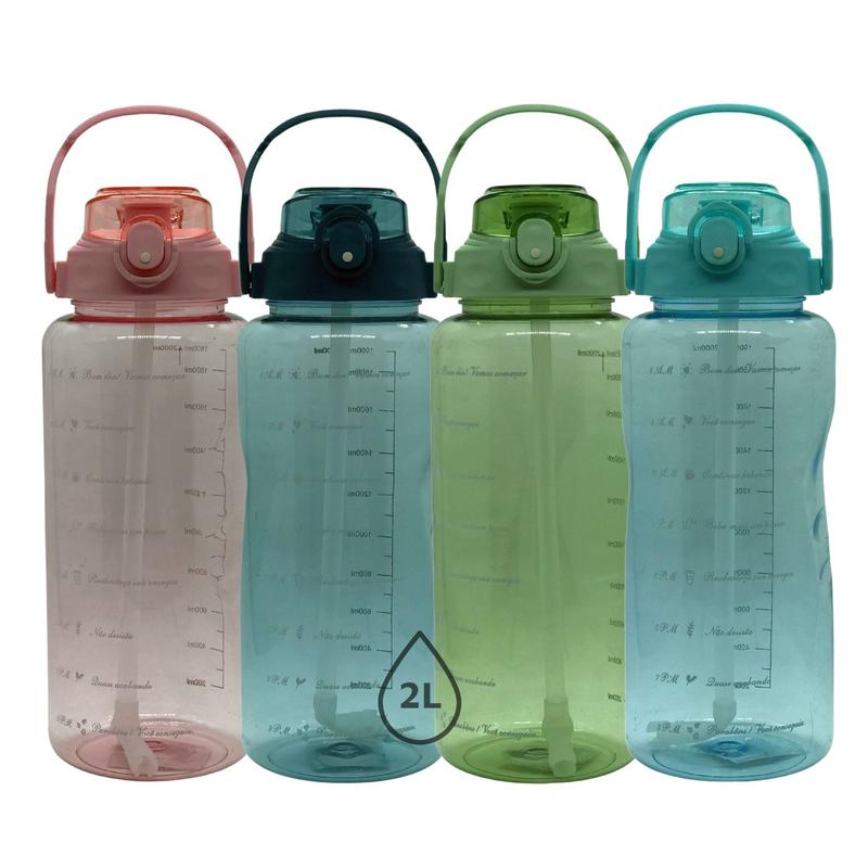 Garrafa Água Galão 2l Squeeze Academia Treino Motivacional - STUFF ...