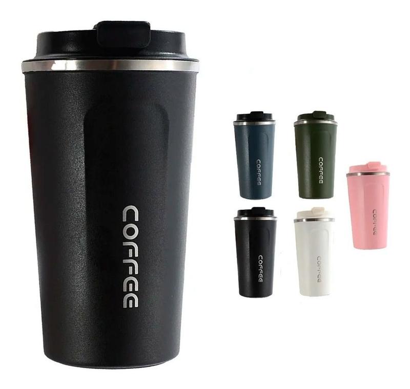 Garrafa Copo Térmico Inox Anti-vazamento Café 510ml Premium - Importado ...