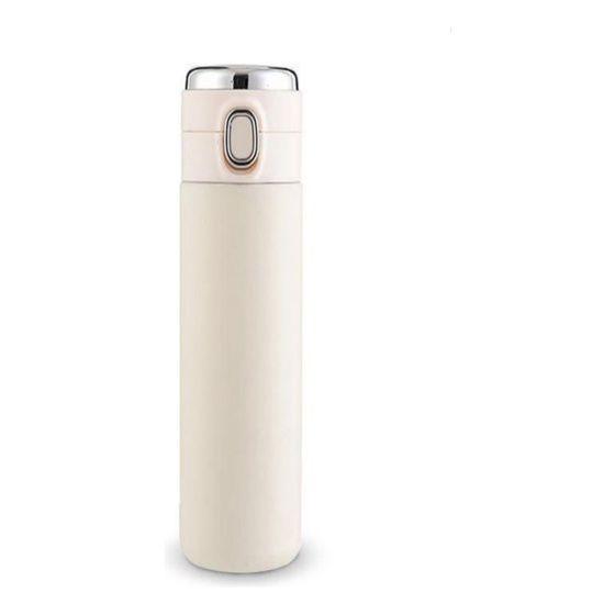 Garrafa De Água Inteligente 420ml Sensor Led Temperatura Branco - Prime - Garrafa Térmica ...