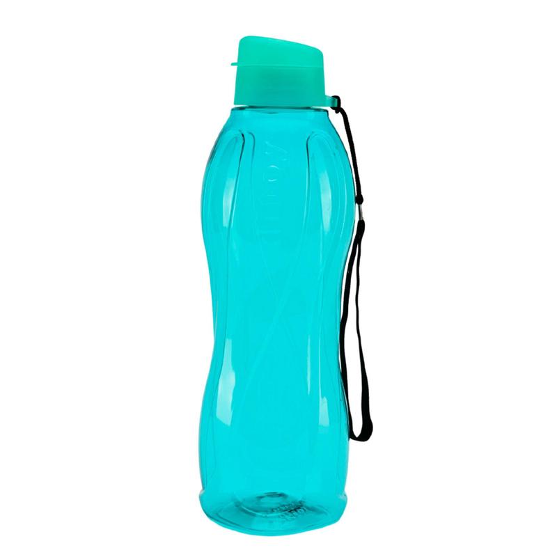 Garrafa de Água Squeeze Pet Colorida Lisa 1 Litro Mônaco Tampa FlipTop ...