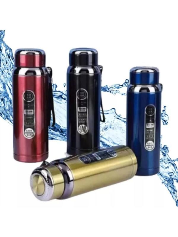Garrafa De Água Térmica Aço Inox 800ML Café com Infusor Quente Ou Frio ...