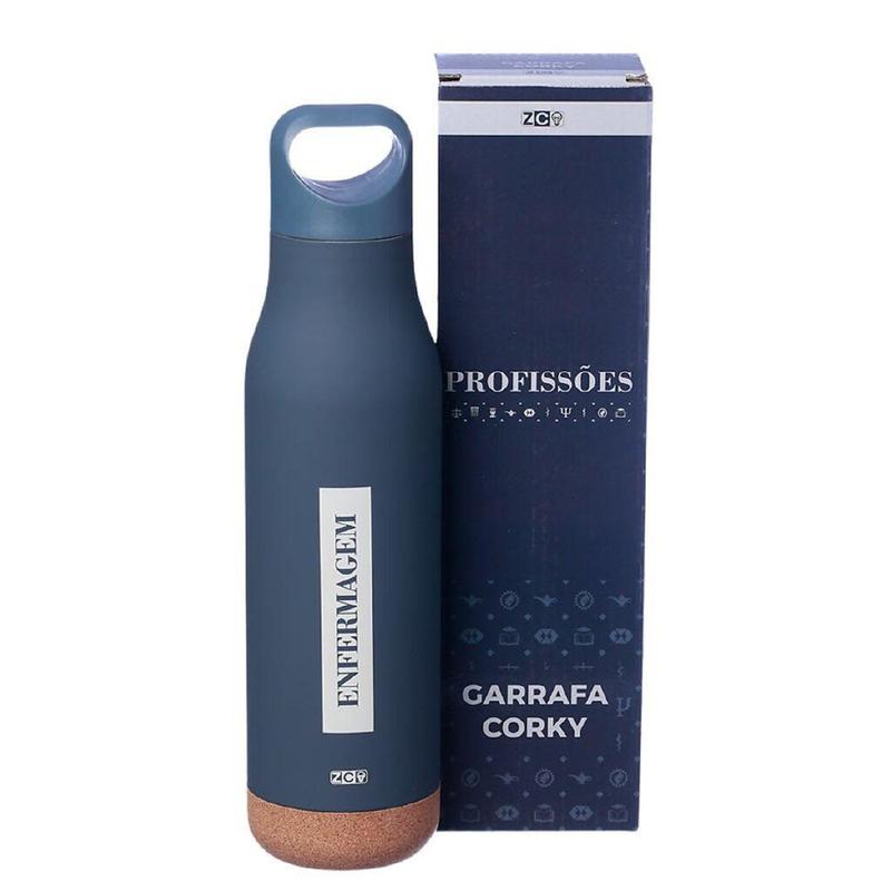 Garrafa Enfermagem Enfermeiro Térmica 6 Horas Parede Dupla 500ML - Zona ...