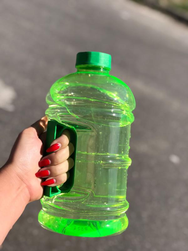 Garrafa Galão de água 2,20 Litros c/alça Academia Treino Funcional ...