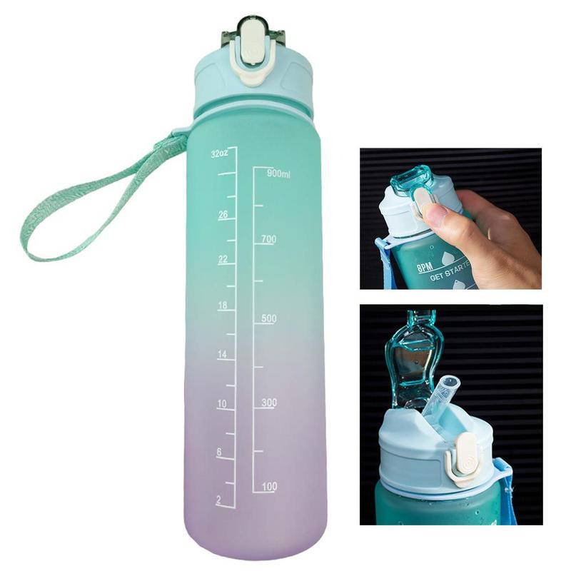 Garrafa Horario Frase Motivacional 900ml Academia Trabalho Passeio ...