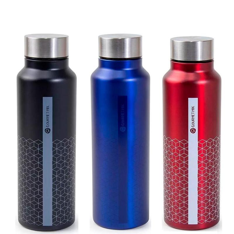 Garrafa Inox Gourmet Mix 750ml Geométricas Sortidas - GX8287 - Garrafa ...