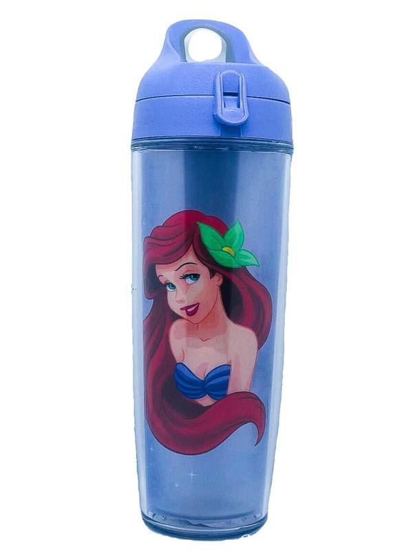 Garrafa Squeeze Água da Princesa Ariel de 600ml - HELSIMPLAST - Squeeze ...