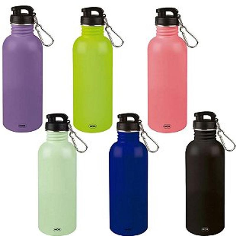 Garrafa Squeeze Water to Go Trendy 750ml Inox Mor - Preto - Squeeze ...
