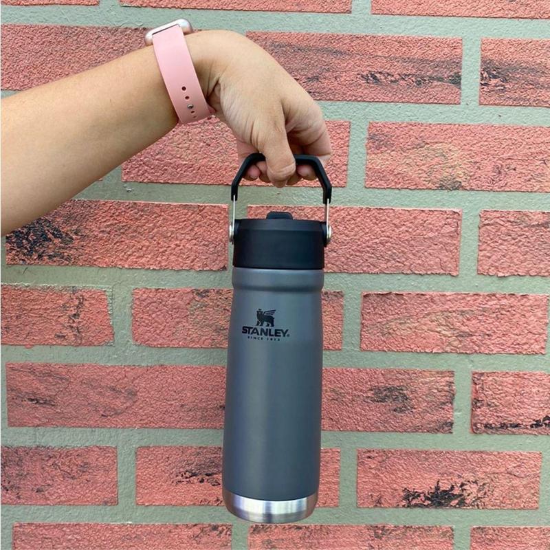Garrafa Stanley Flip Straw Water Bottle 650ml Charcoal - Garrafa ...