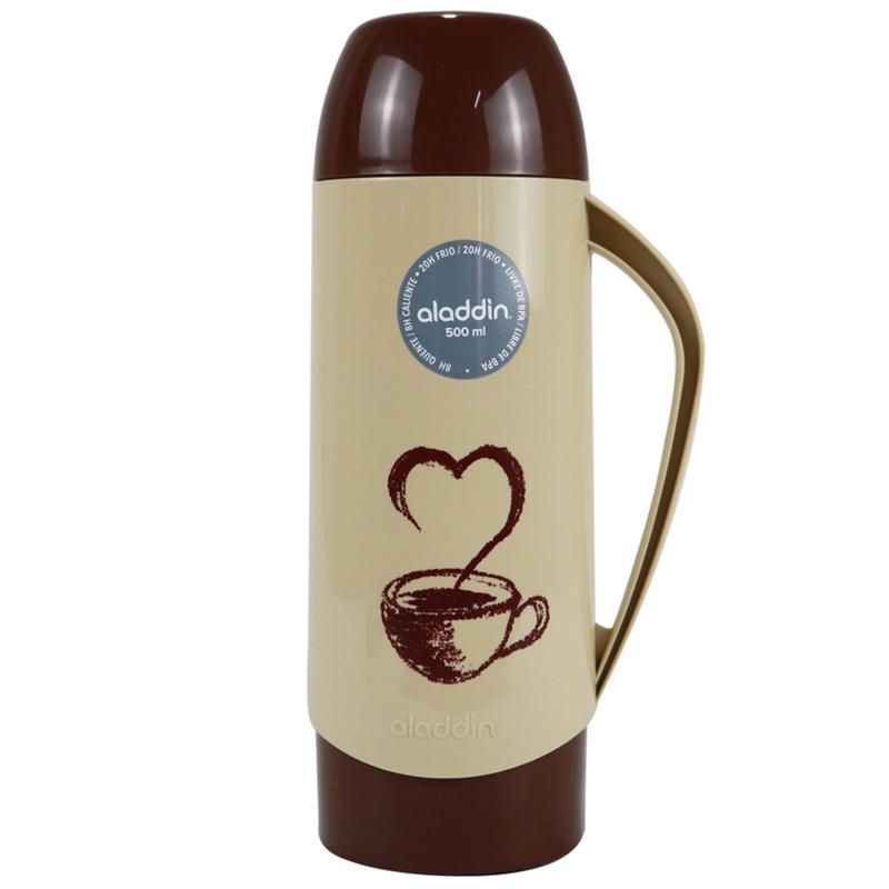 Garrafa Térmica 500ml Continental Aladdin Café - Leite - Chá - Garrafa ...
