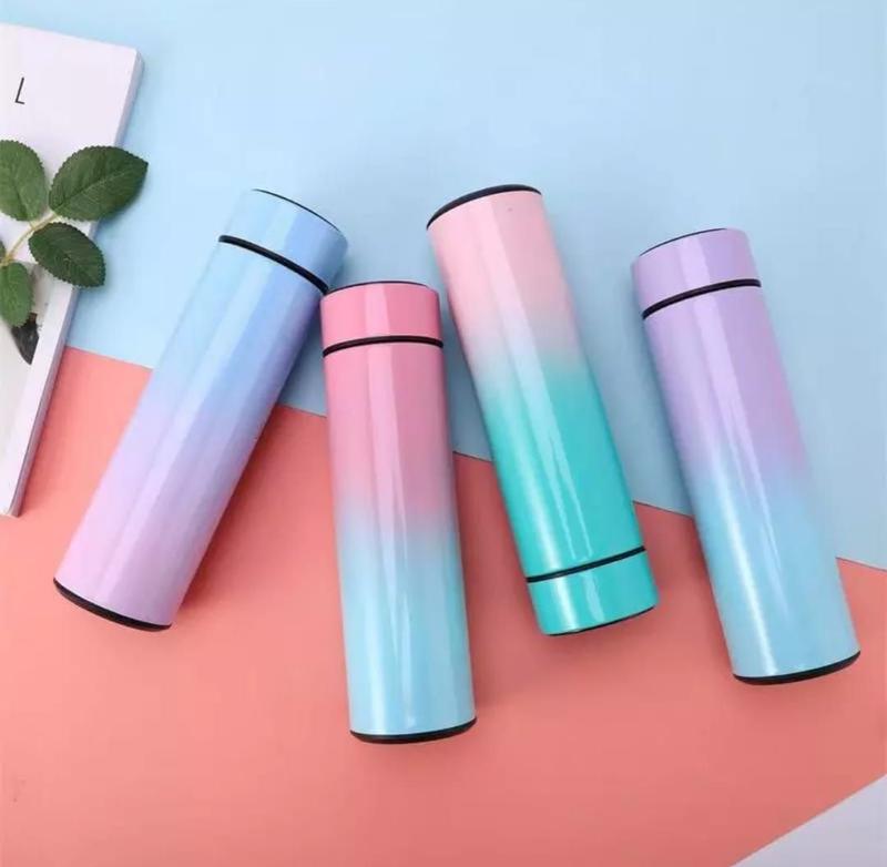 Garrafa Térmica Aço Inox Água Gelada Café Chá Colorida 500ml - PRIME ...