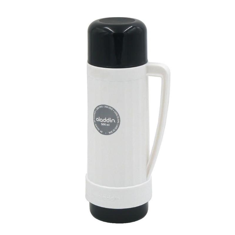 Garrafa Térmica Continental 500ml Branca/Preta - Aladdin - Garrafa ...
