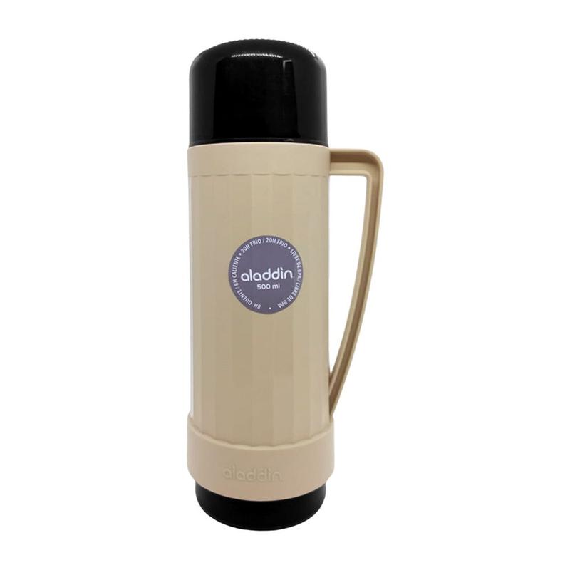 Garrafa Térmica Continental De Rolha 500 ml Bege Aladdin - Garrafa ...