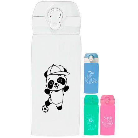 Garrafa térmica de inox Animal colors 350 ml - Kit girl - Garrafa ...