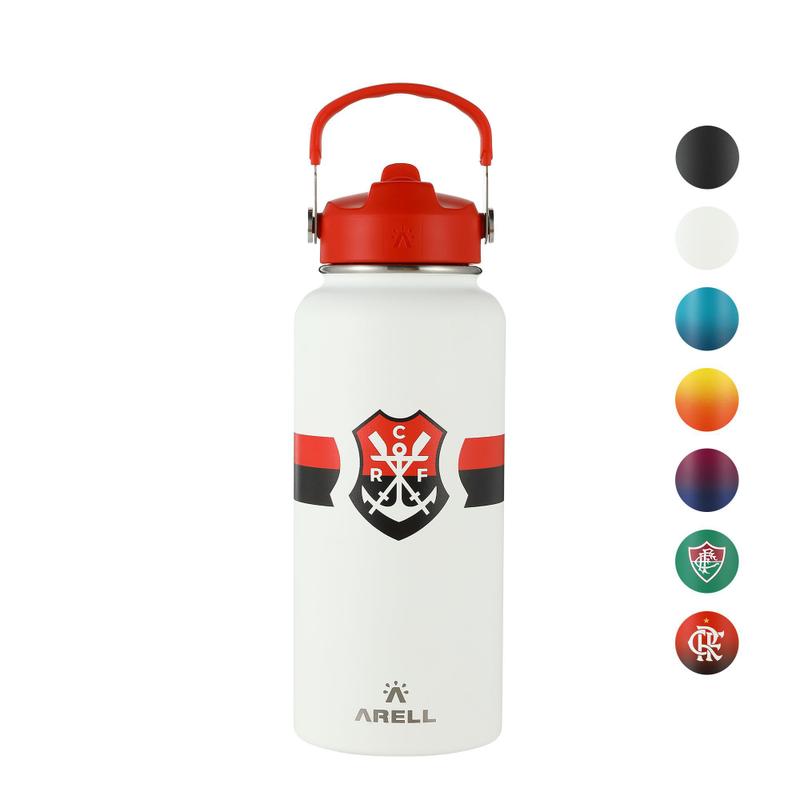 Garrafa Térmica Flamengo Straw Flask FLA02 946ml Arell - Garrafa ...