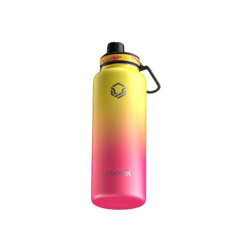 Garrafa termica hydrotank honolulu amarelo com pink 1.180ml - urbnsol - Garrafa - Magazine Luiza