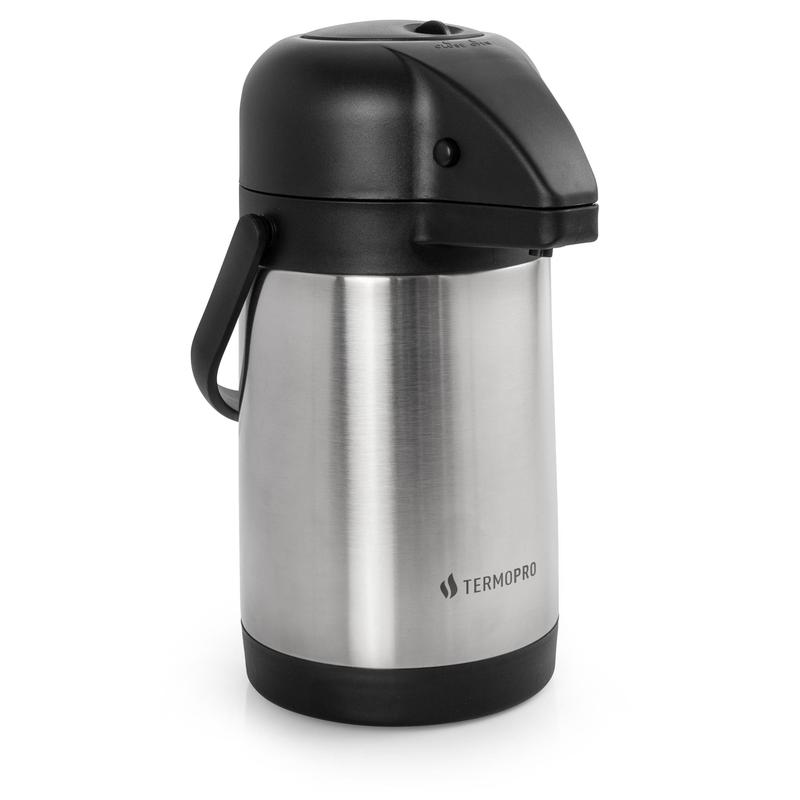 Garrafa Térmica Inox Pressão 1,9 Litros Termopró Sem Ampola - Garrafa Térmica - Magazine Luiza