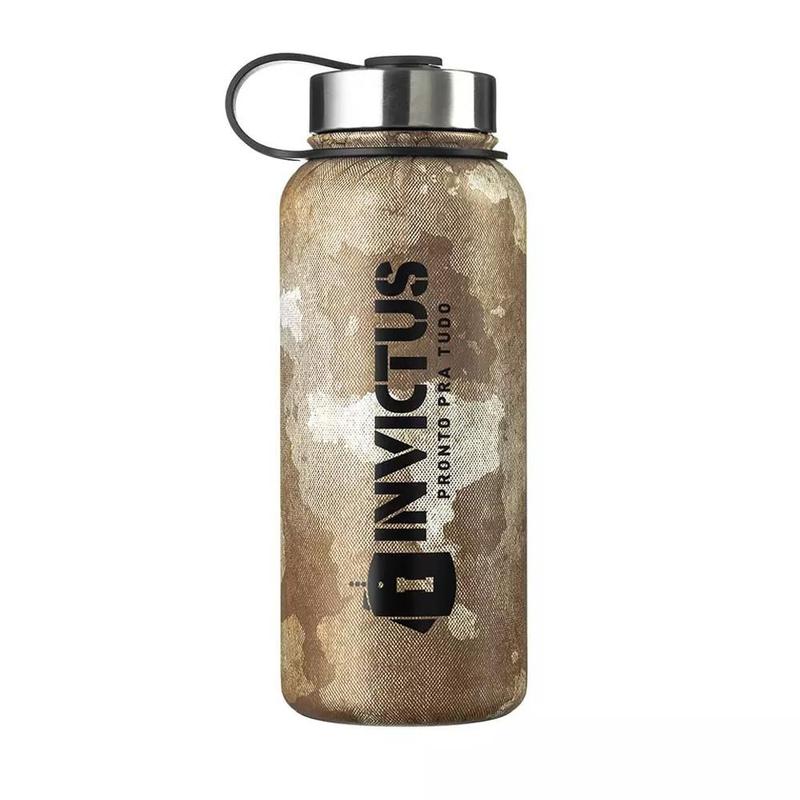 Garrafa Térmica Invictus Warrior 950 Ml Camuflado Coyote - Garrafa Térmica - Magazine Luiza