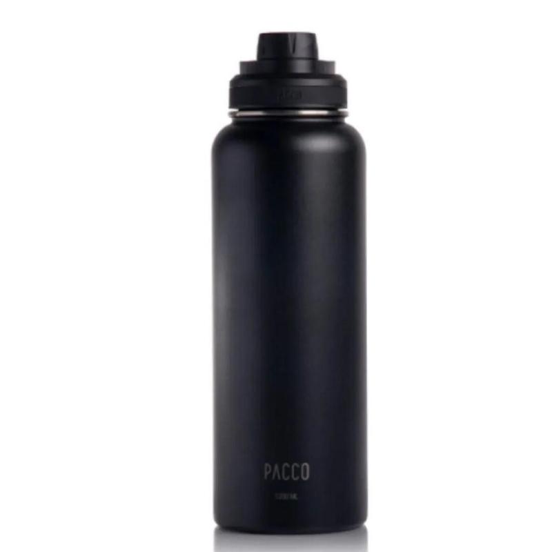 Garrafa Termica Pacco Hydrav2 1200Ml - Preta - Garrafa Térmica ...