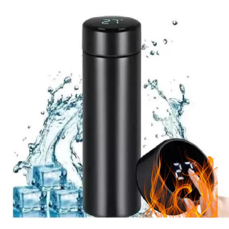 Garrafa Térmica Sensor Termômetro Temperatura Tampa Led Digital Display ...