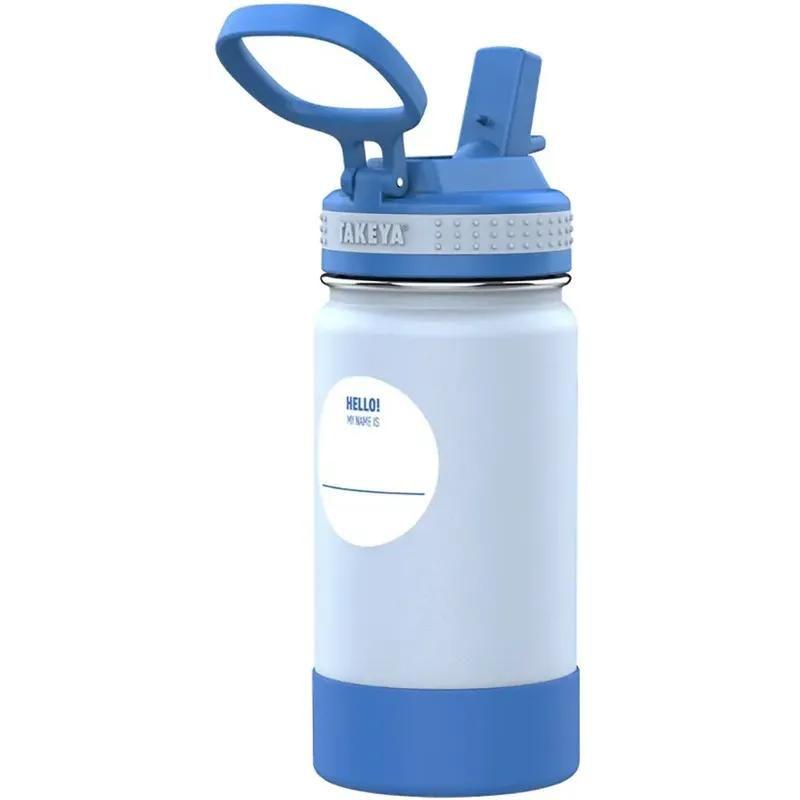 Garrafa Térmica Takeya Actives Kids Name Tag 51146 414Ml Newdayblue ...