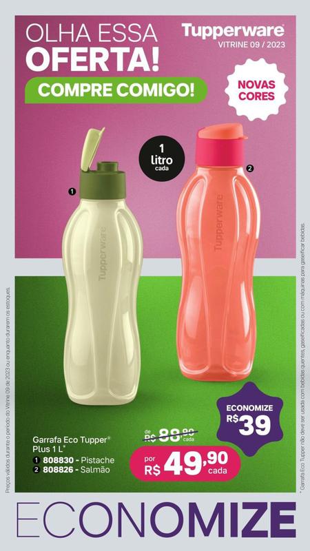 Garrafa tuppewer - Lojas da esmeralda - Garrafa - Magazine Luiza