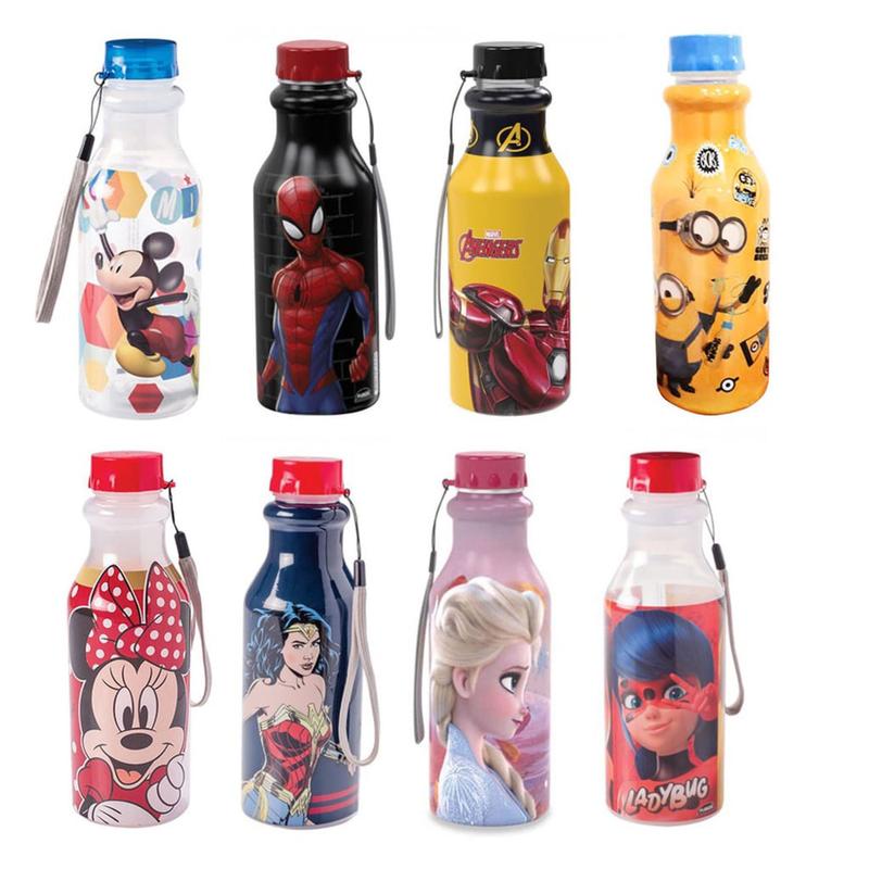 Garrafinha de Água Infantil 500 ML Escolar Plasútil - Plasutil ...