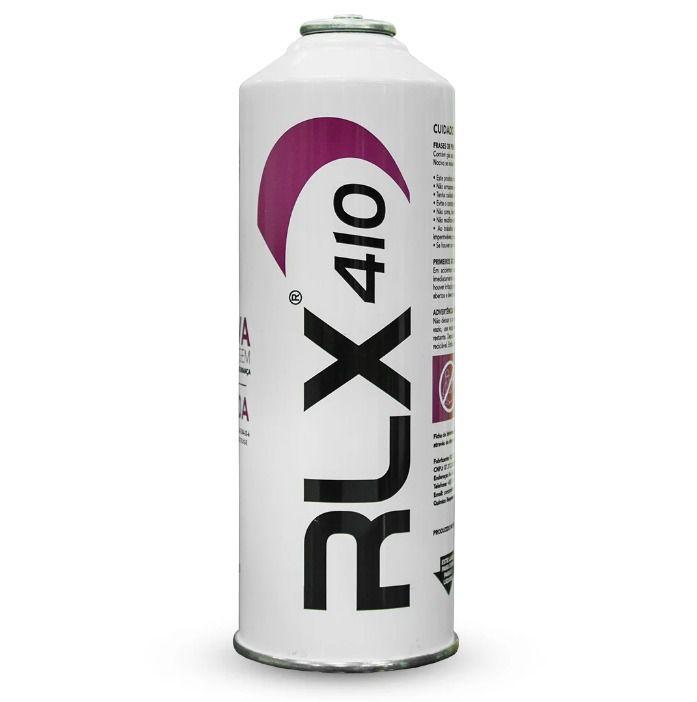 Gás fluído refrigerante R410 lata 600g RLX - Peças e Acessórios para Ar ...