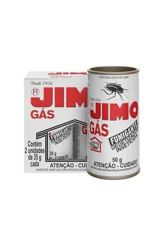 Gás Fumigante Jimo Dedetizador 2 Unidades De 35G - Inseticidas ...