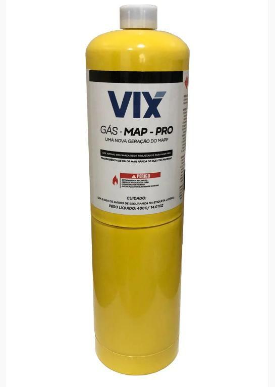 Gás Refil Para Maçarico Vix 400g PRO - Gás para Maçarico - Magazine Luiza