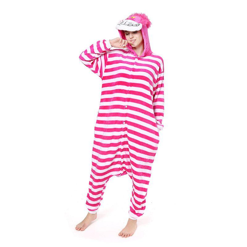 Gato Risonho Cheshire Adulto Pijama Kigurumi Macacão Fantasia - OEM ...
