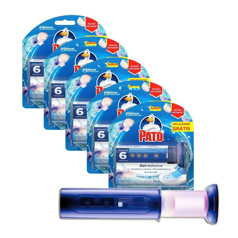 Gel Adesivo Para Sanitários Pato Marine C Aplicador Kit 5 - SCJOHNSON ...