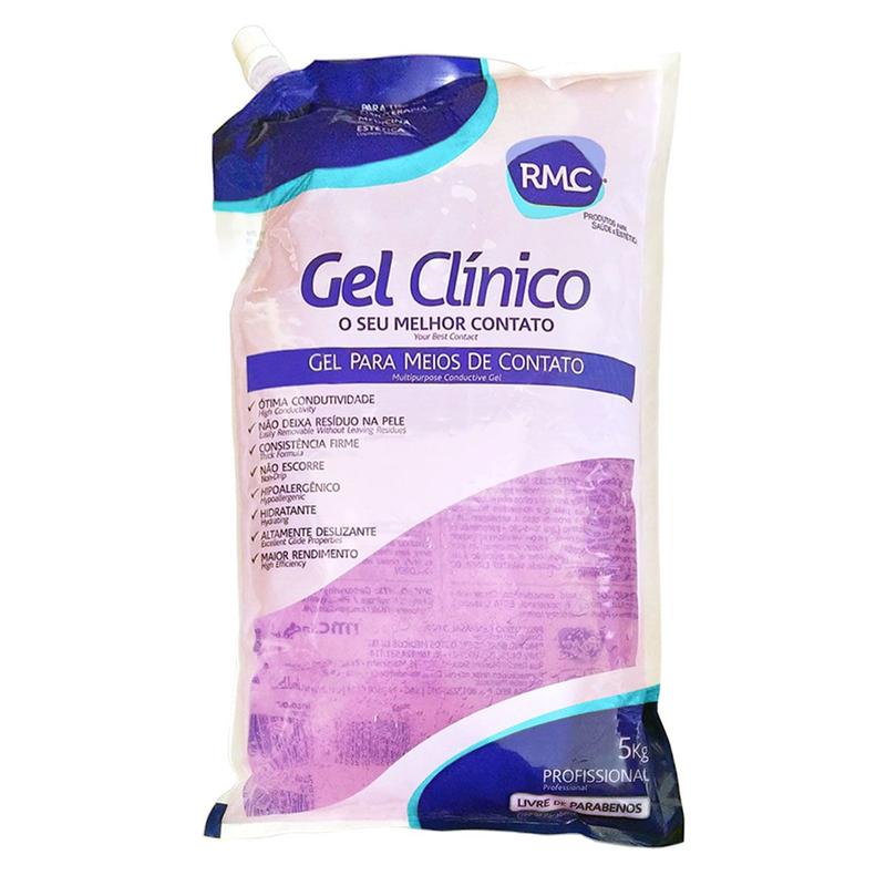 Gel Clínico Contato RMC Condutor Ultrassom Eletro - Bag 05kg - RMC Gel ...