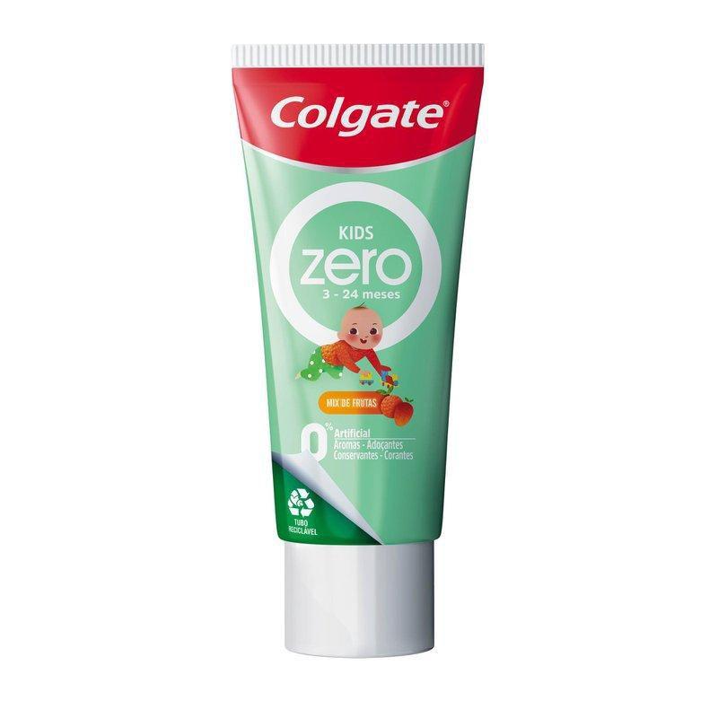 Gel Dental Colgate Zero Kids 3 a 24 meses Mix de Frutas 50g - Creme e ...