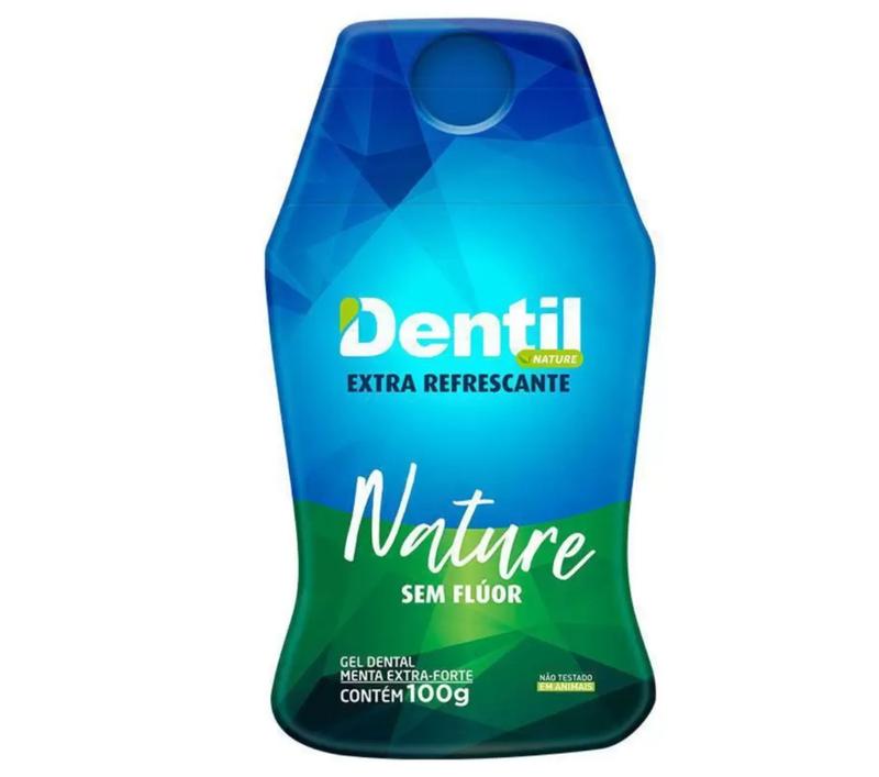 Gel Dental Dentil Nature Extra Refrescante com Xilitol 100g - Creme e ...