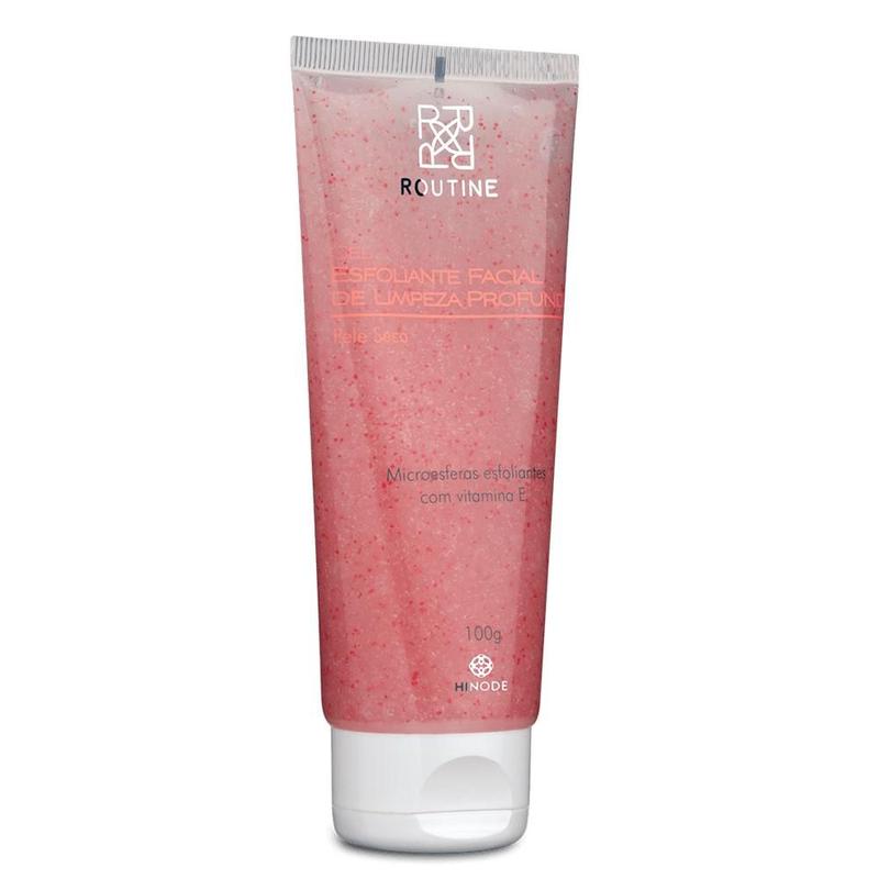 Gel Esfoliante Limpeza Profunda para Pele Seca Routine Hinode 100g - Esfoliante Facial ...