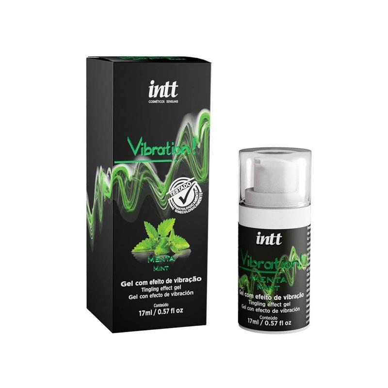 Gel Excitante Que Vibra Extra Forte Intt Vibration! Menta - Intt ...